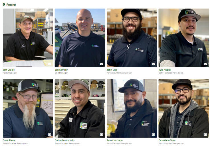 Parts Department | Fresno Equipment | John Deere CA